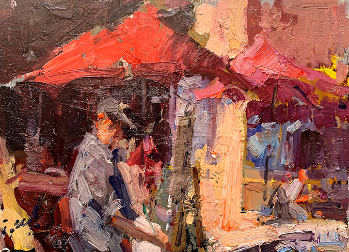 Jove Wang, Artist, Waterhouse Gallery, Figurative Artist, Vibrant ...
